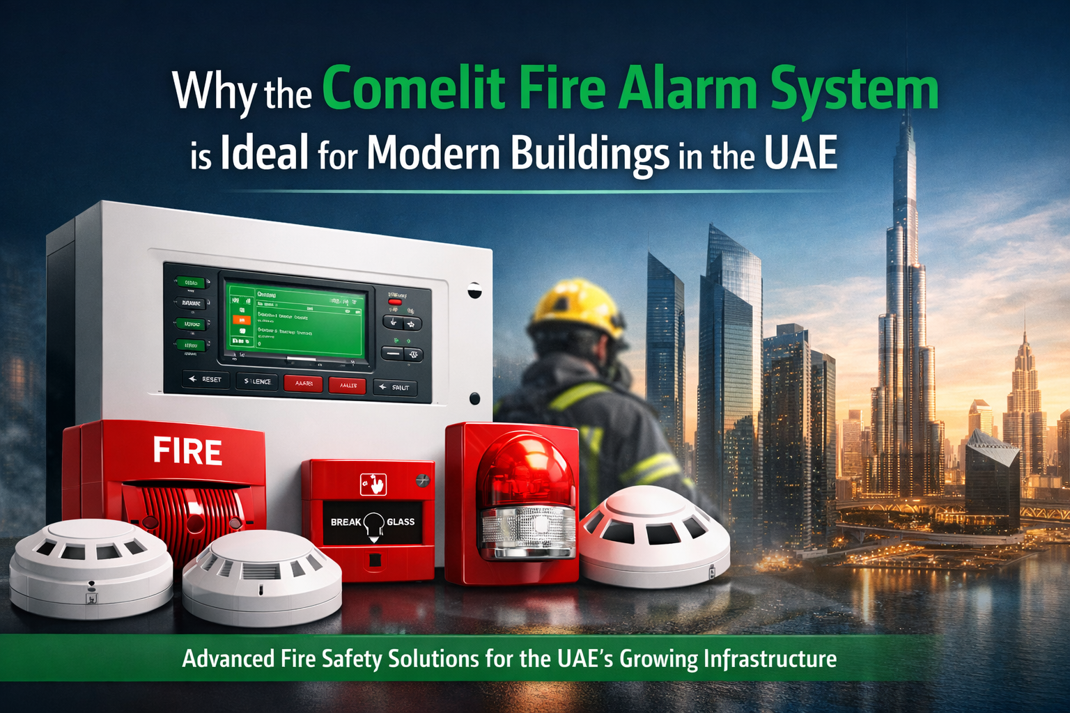 Comelit Fire Alarm System for Modern Buildings in UAE | GFV